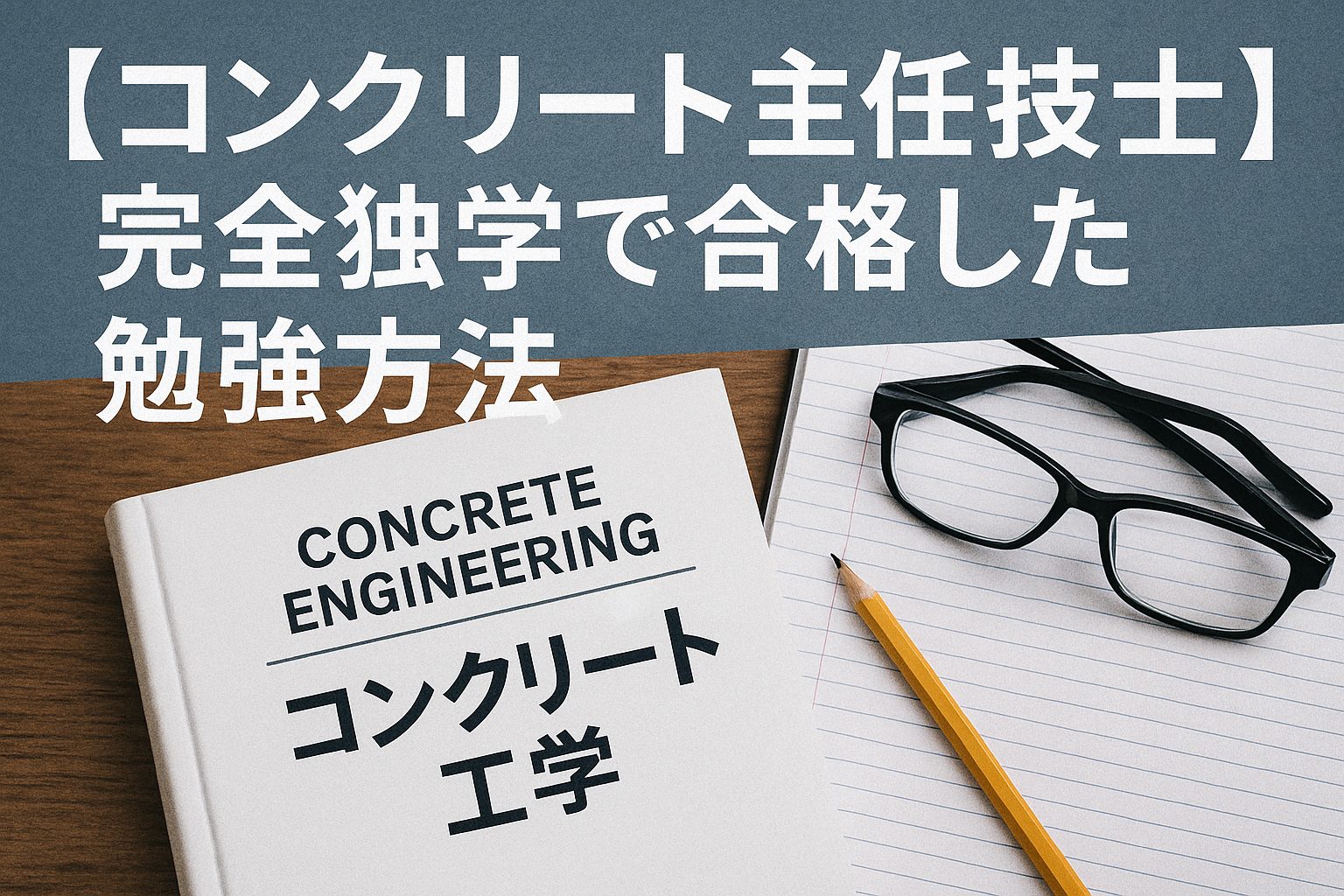 【コンクリート主任技士】完全独学で合格した勉強方法 - ものりすのブログ｜モルタル雑貨と土木系資格のヒントブログ